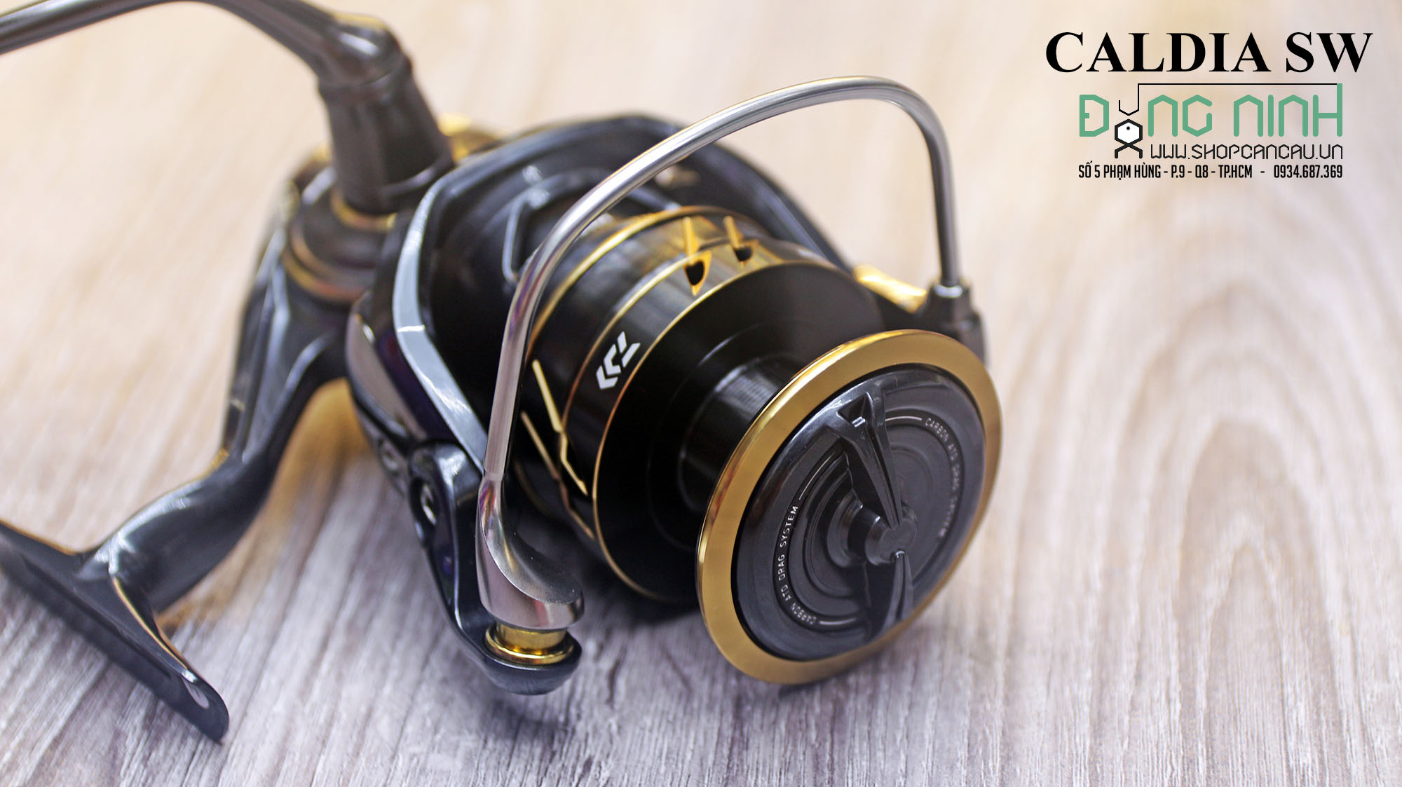 Máy câu Daiwa Caldia SW - siêu khỏe